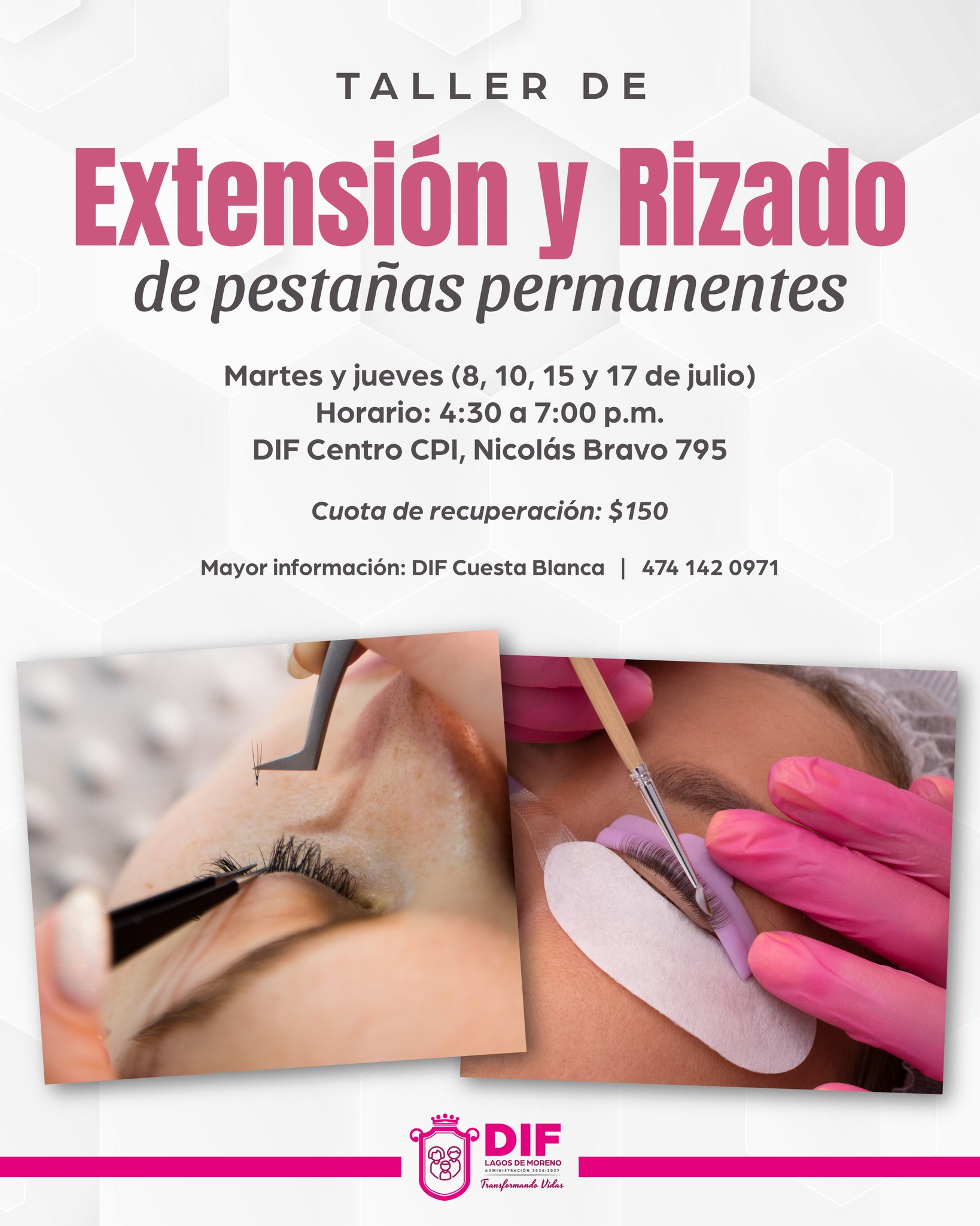 Extención y Rizado – Sistema DIF Lagos de Moreno